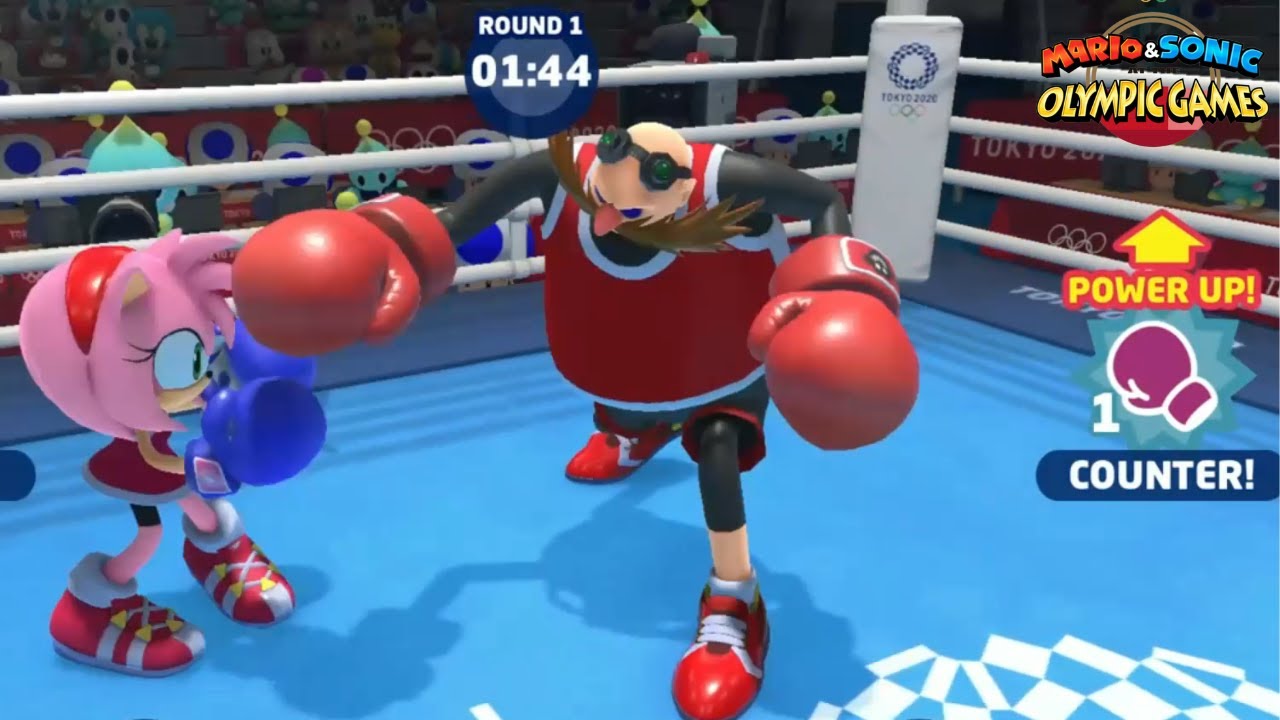Mario & Sonic At The Olympic Games Tokyo 2020 Event Boxing - Amy Switch ...