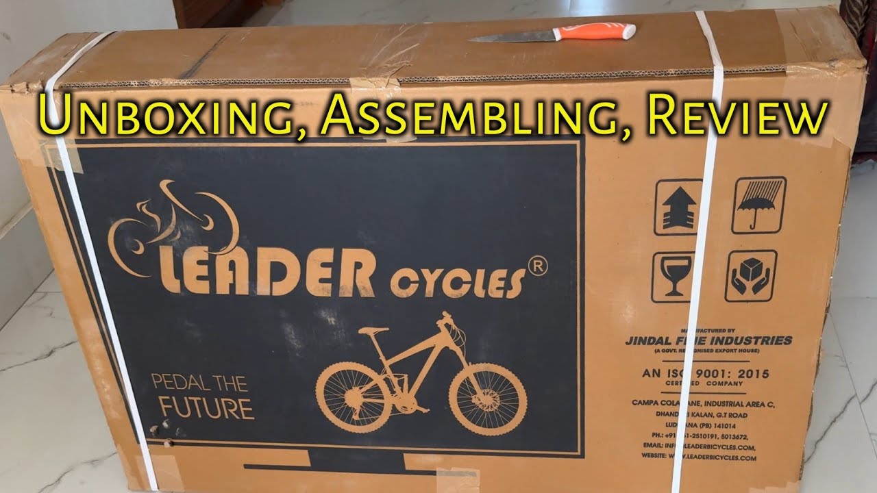 LEADER SPEEDY BIKE 20T CYCLES FOR AGE 6-9 YEARS | Unboxing Review And ...