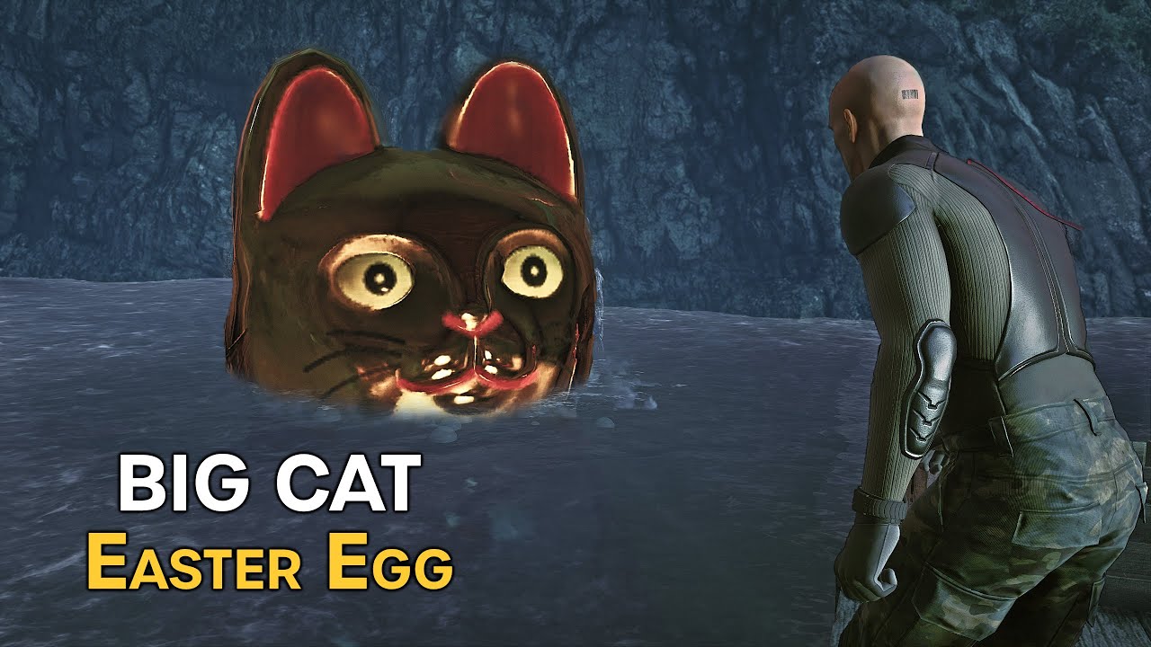 HITMAN 3 - Giant Cat Ester Egg - Ambrose Island - YouTube