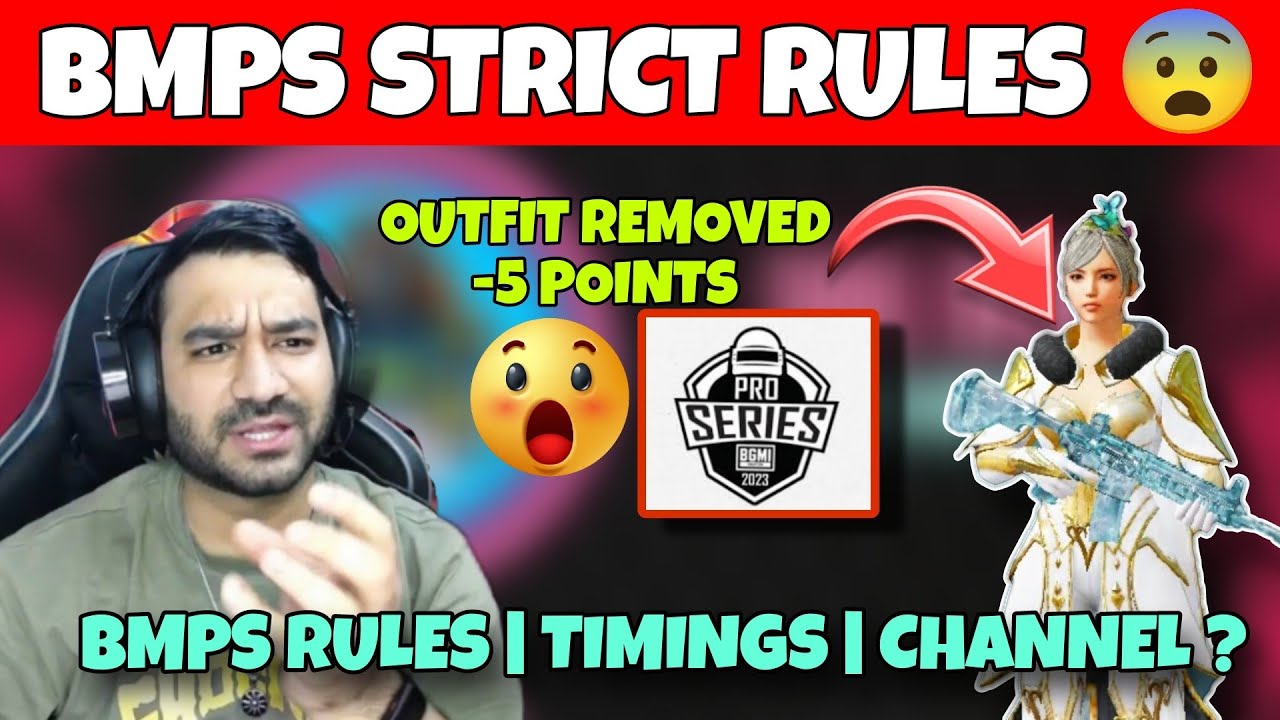 BMPS Strict Rules 😱 Explain by Gamezo Tech | BMPS Matches & Timings ...