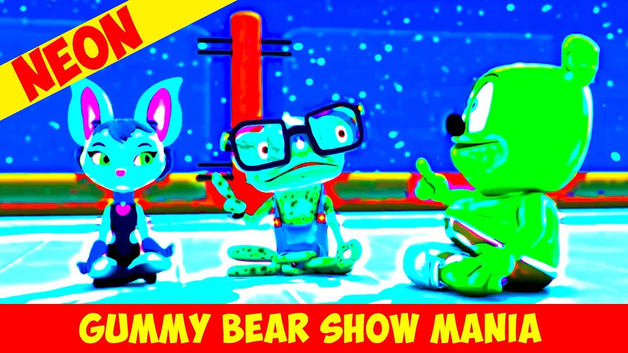 NEON "Fly Me to the Moon" - Gummy Bear Show MANIA - YouTube