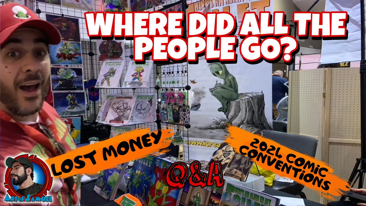 Artist Vlog | How much money did I lose at this Comic Con?😱 A hidden ...