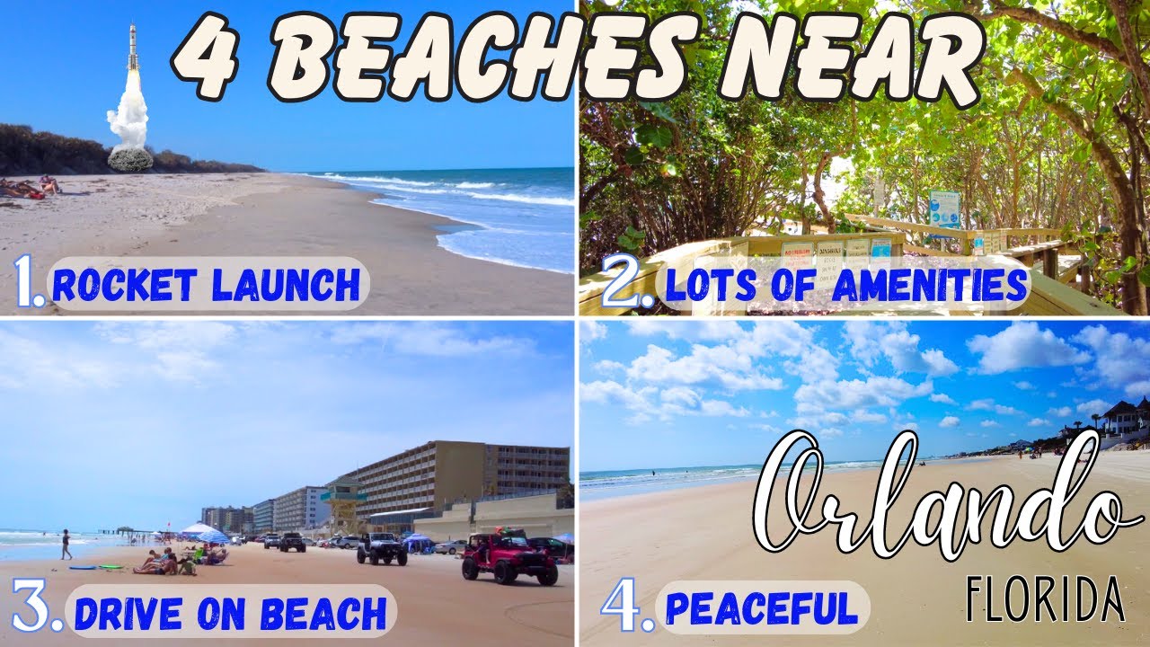 4 Beaches Near Disney World and Universal. Atlantic Coast, Space Coast ...
