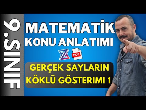 Gerçek Sayıların Üslü ve Köklü Gösterimleri 4.DERS -  9.SINIF MATEMATİK YENİ MÜFREDAT KONU ANLATIMI
