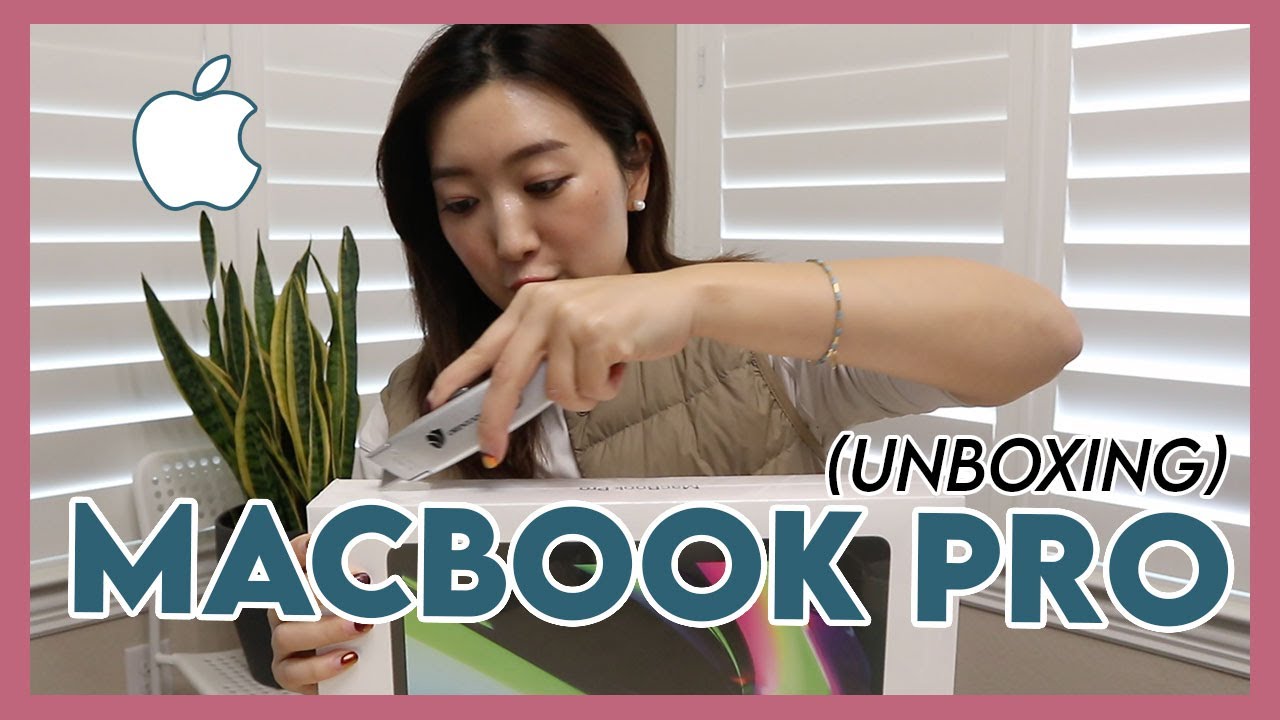 🍏 NEW MACBOOK PRO UNBOXING ft. Simple Korean Food at Home 🇰🇷 | Crystall ...