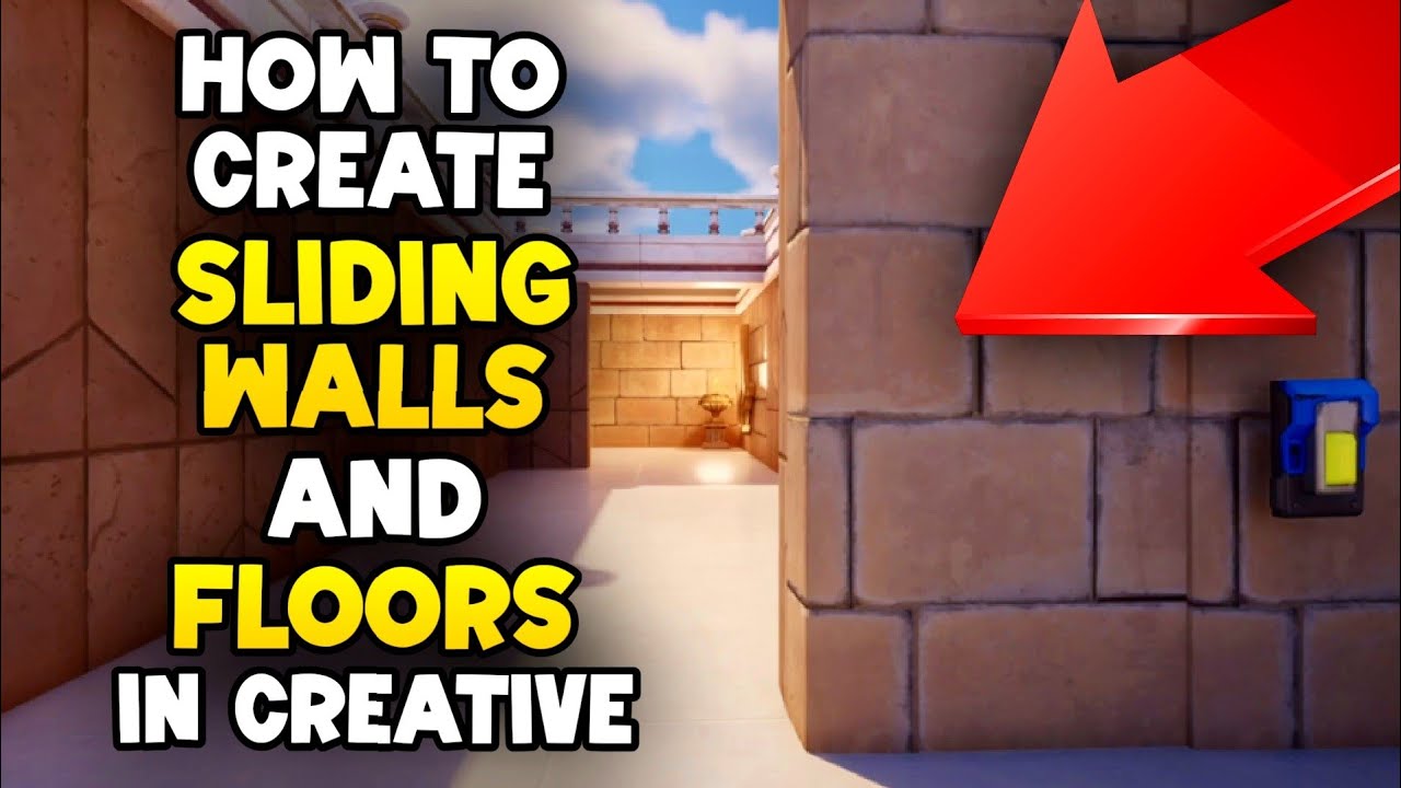 How to Create Sliding Walls and Floors in Fortnite Creative - YouTube