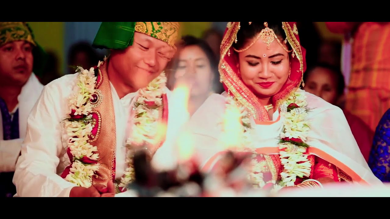Bodo wedding 2018 Danswrang and Sidwma. - YouTube
