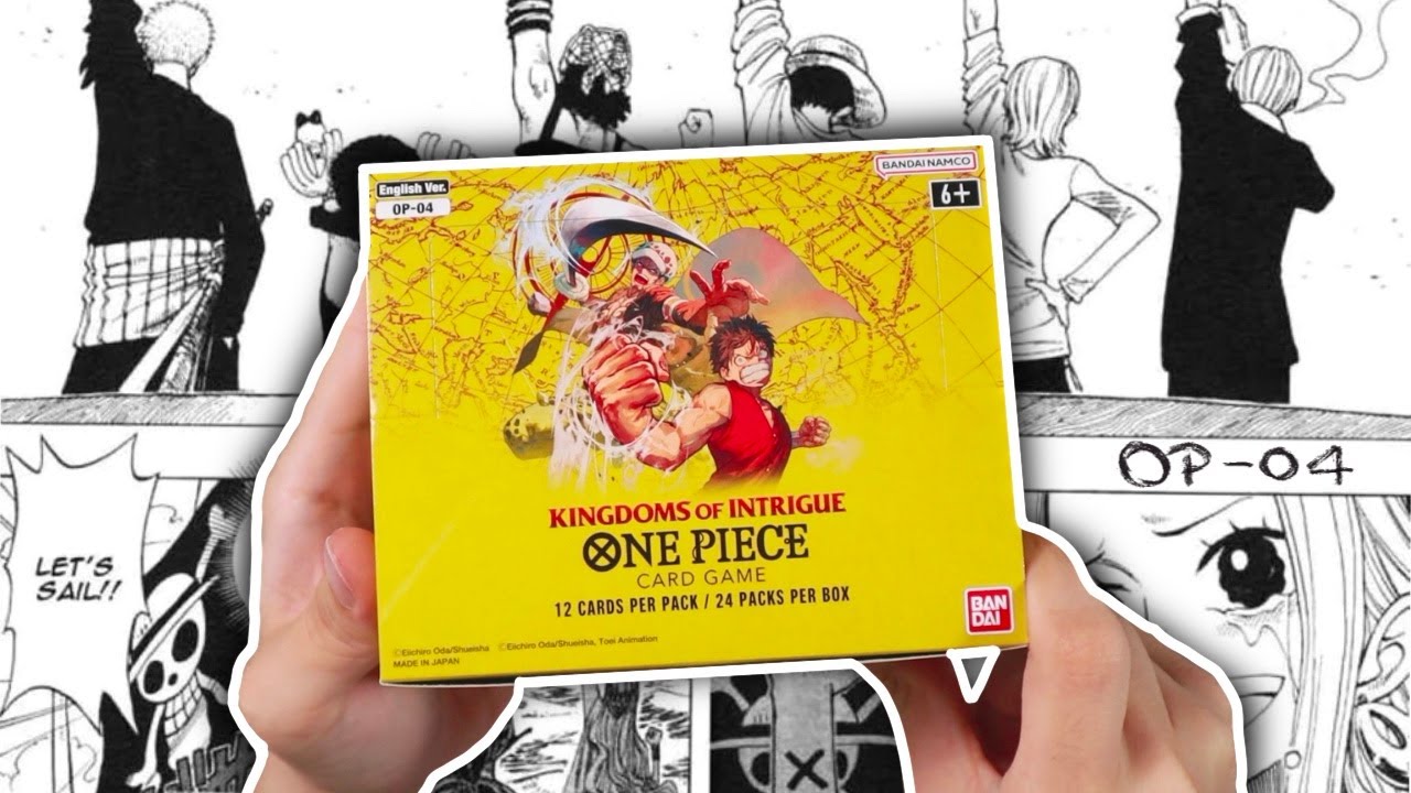 Unboxing One Piece OP04 - English Box - YouTube
