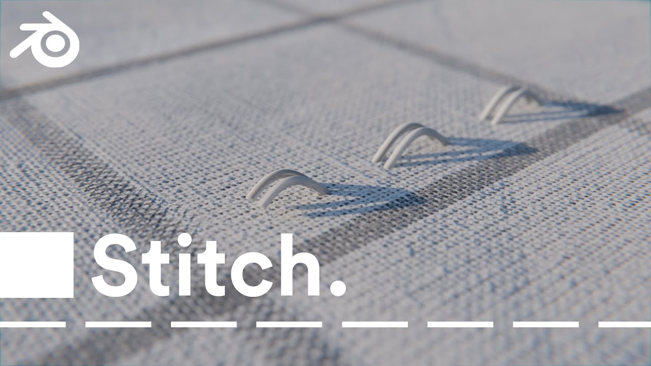 Blender Stitching Technique Animated - YouTube