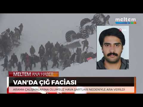 VAN'DA ÇIĞ FACİASI