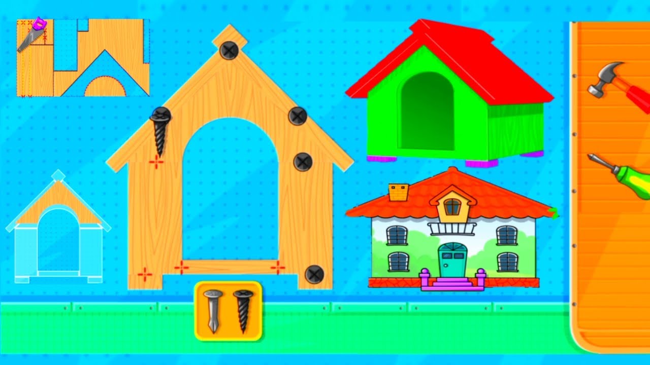 House Builder For Kids - YouTube