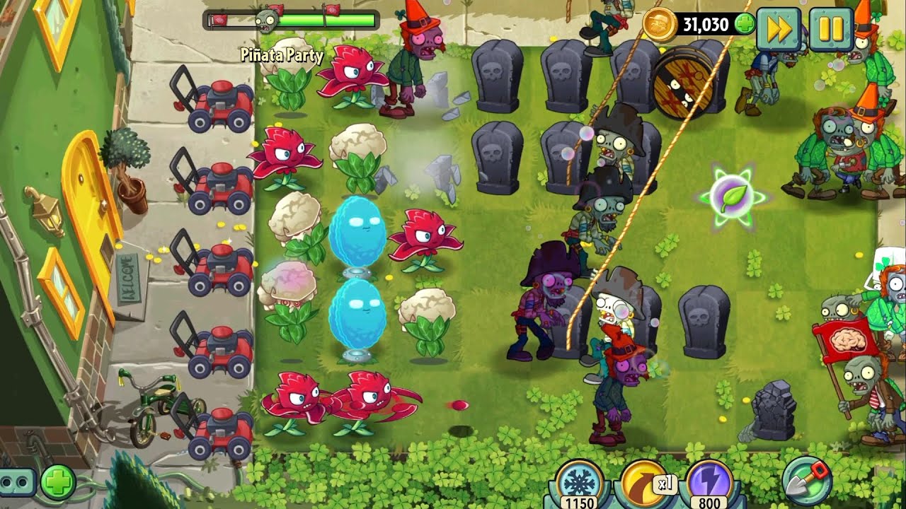 PLANTS VS ZOMBIE 2 GK NYANGKA SEKEREN INI😁😆😆 - YouTube