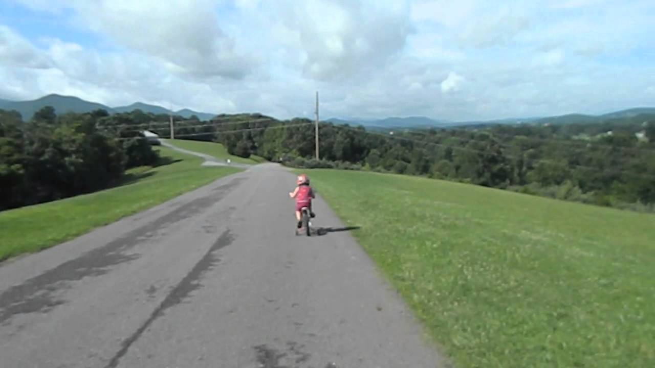 Buckaroo riding bike - YouTube