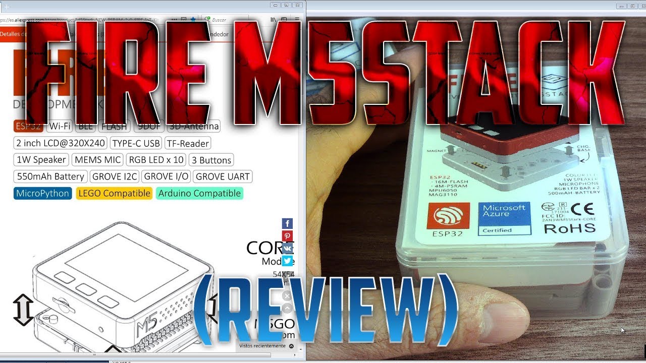 FIRE M5Stack (Review). - YouTube