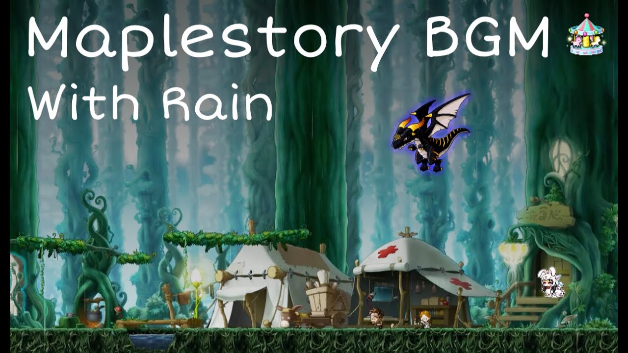 Relaxing Maplestory BGM with Rain | Best Game Music Compilation ...