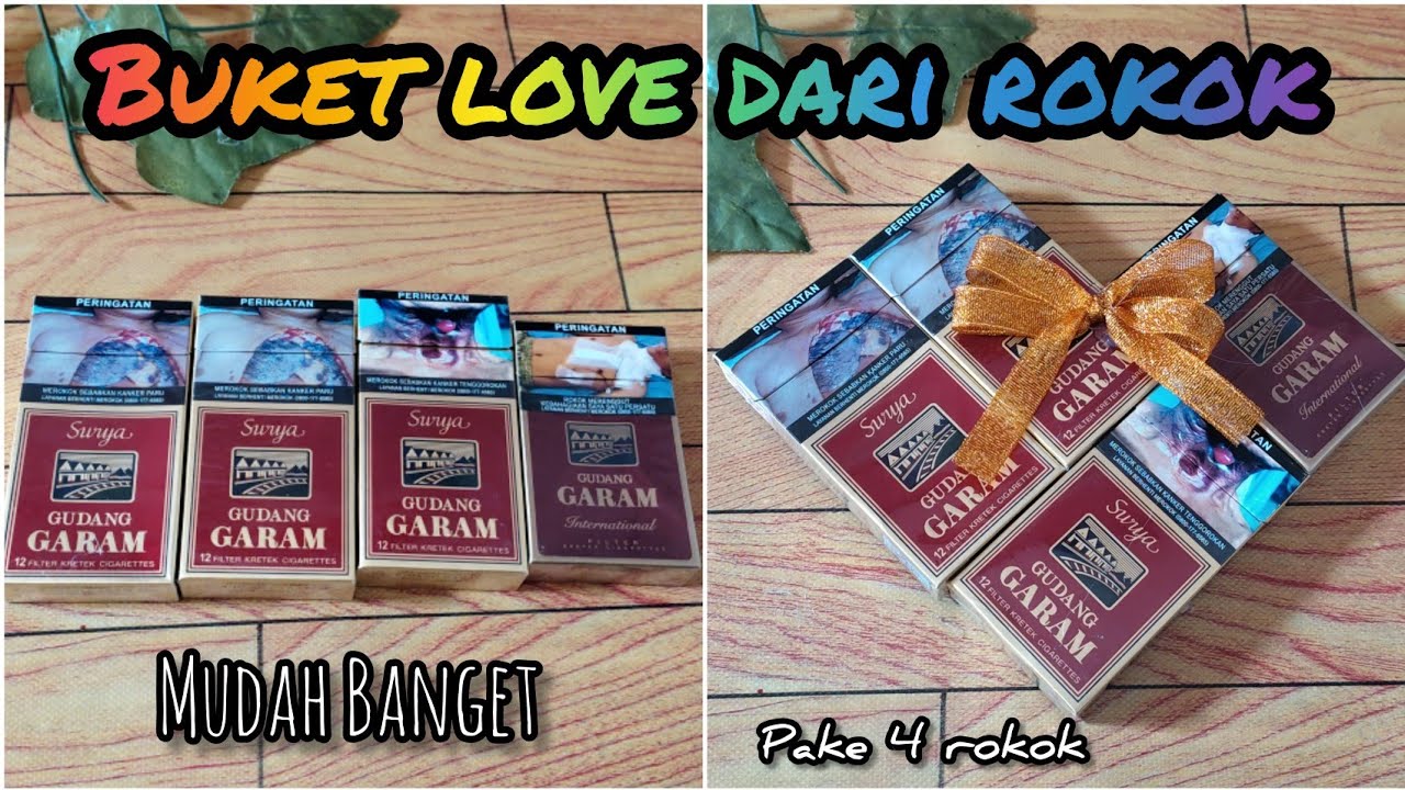 BUKET LOVE DARI ROKOK SIMPLE BANGET - YouTube