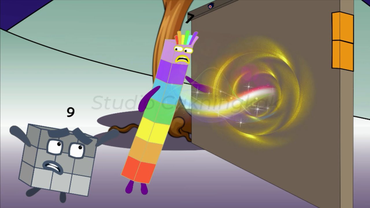 [ANIMATION STORY] Rescue Numberblocks 7 from lost his colors || Studio ...