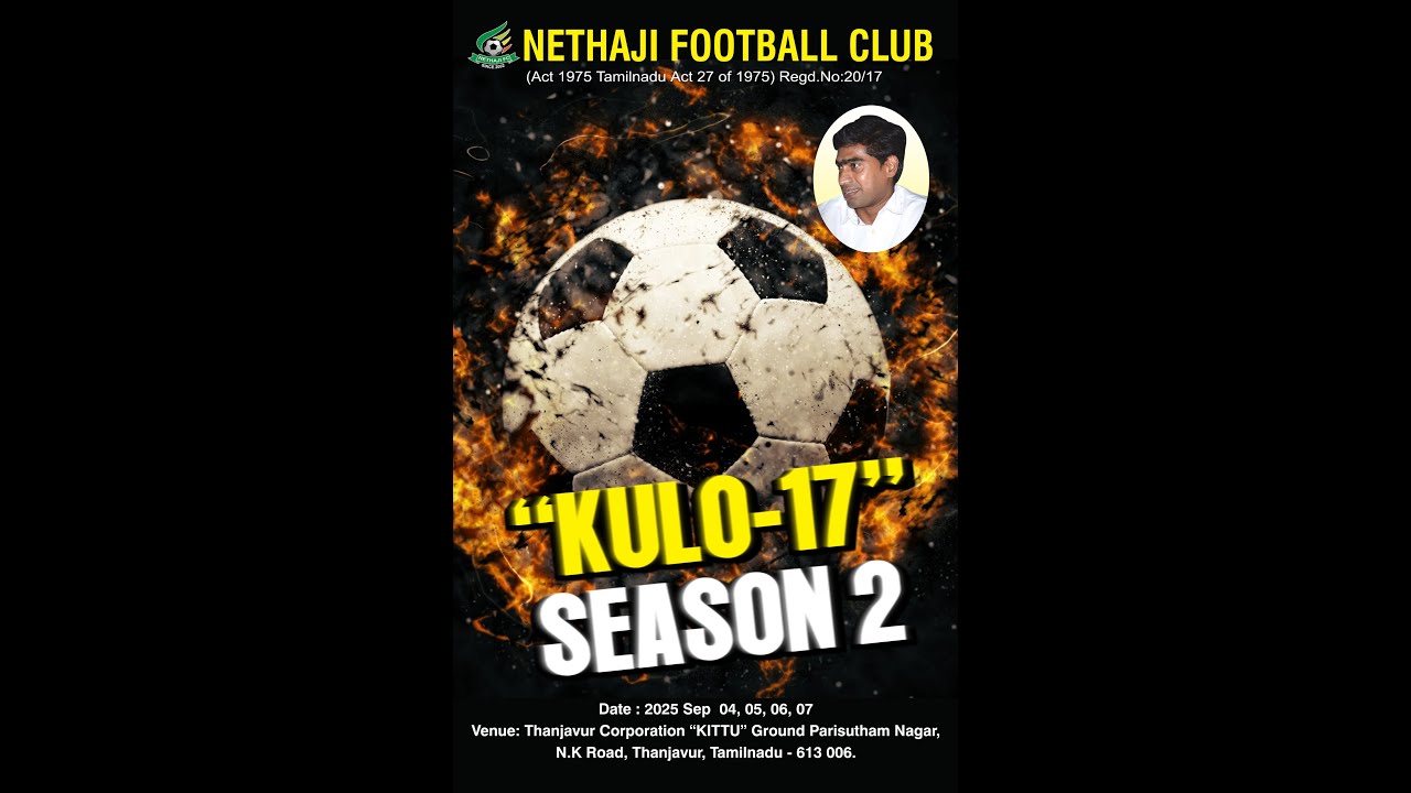 FINAL DAY | NETHAJI FOOTBALL CLUB PRESSNTS | STATE LEVEL TOURNAMENT ...