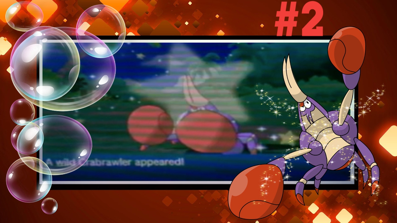 [Full Odds] Live 2nd Shiny Crabrawler in Pokemon Moon after 1971 Run ...