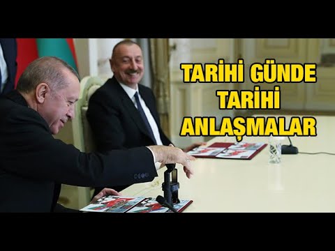 Tarihi günde tarihi anlaşmalar: Türkiye ile Azerbaycan arasında anlaşmalar imzalandı