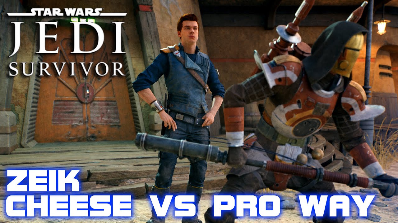 Star Wars Jedi Survivor - How To Beat Zeik (Cheese Way Vs Pro Way No ...