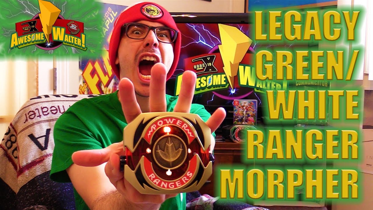 Legacy Green/White Ranger Power Morpher Unboxing & Review (Mighty ...