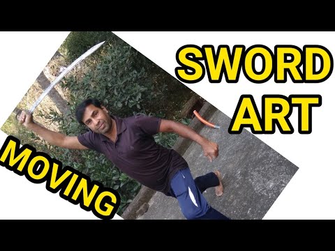 HOW TO BEGINNERS LEARN SWORD MOVING/ sword moving art by all rounder ...