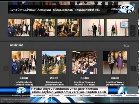 Leyla Əliyevanın rəsmi saytının yenilənmiş versiyası təqdim edilib
