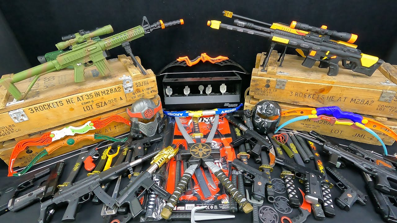 New Arrival Toy Ninja Sword Set, Unpack And Other Toy Guns, Revolver ...