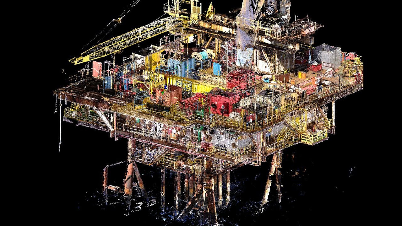 Oil rig 3D Scan_Data. - YouTube