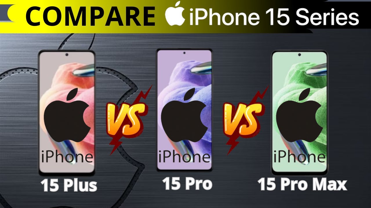 Perbandingan iphone 15 pro dan 15 pro max|Compare iphone 15plus vs ...