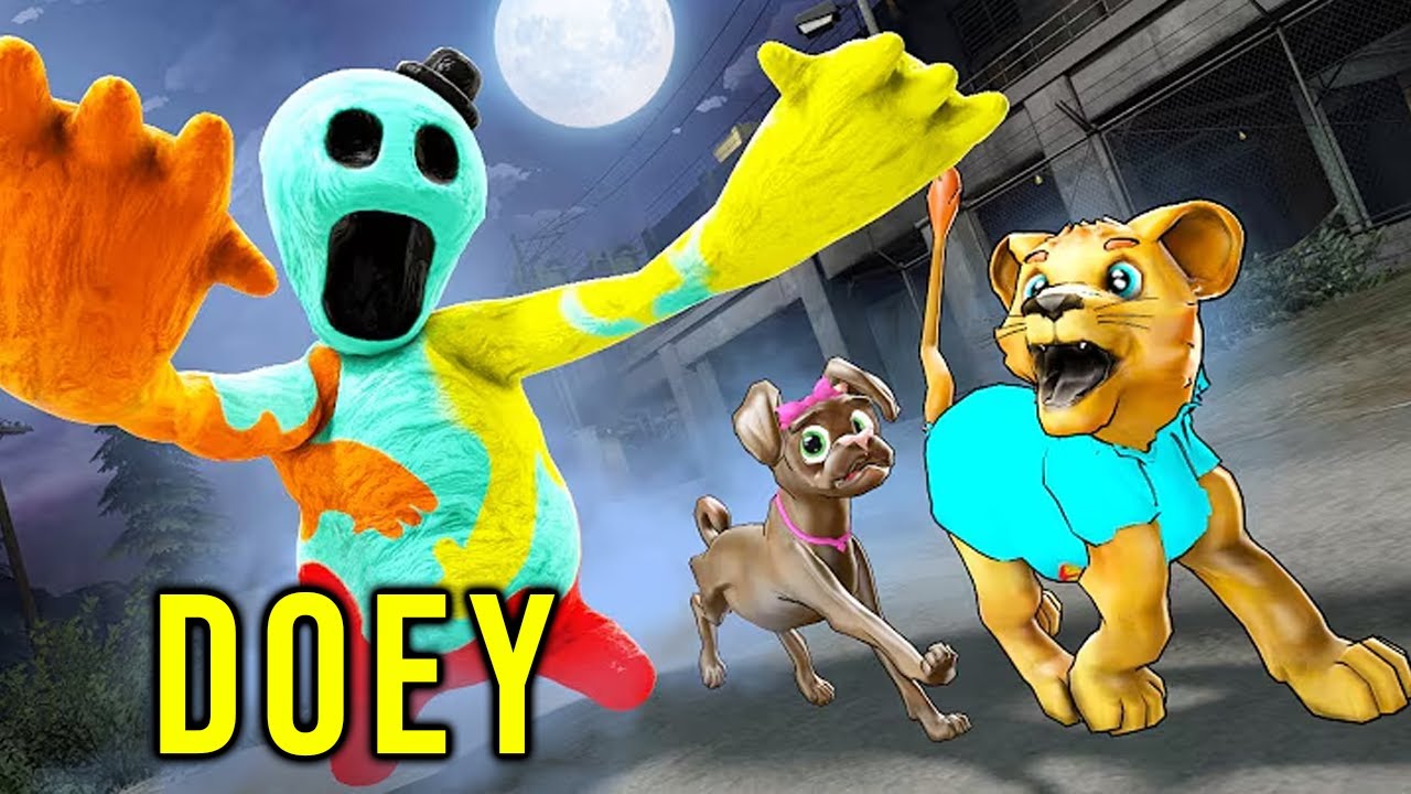 DOEY THE DOUGHMAN is FOLLOWING us... (Poppy Playtime Chapter 4) - YouTube