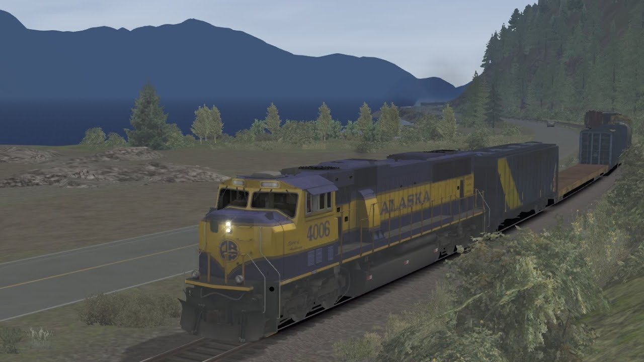 Train Simulator 2021 | Alaska Railroad SD70MAC - Whittier to Portage ...