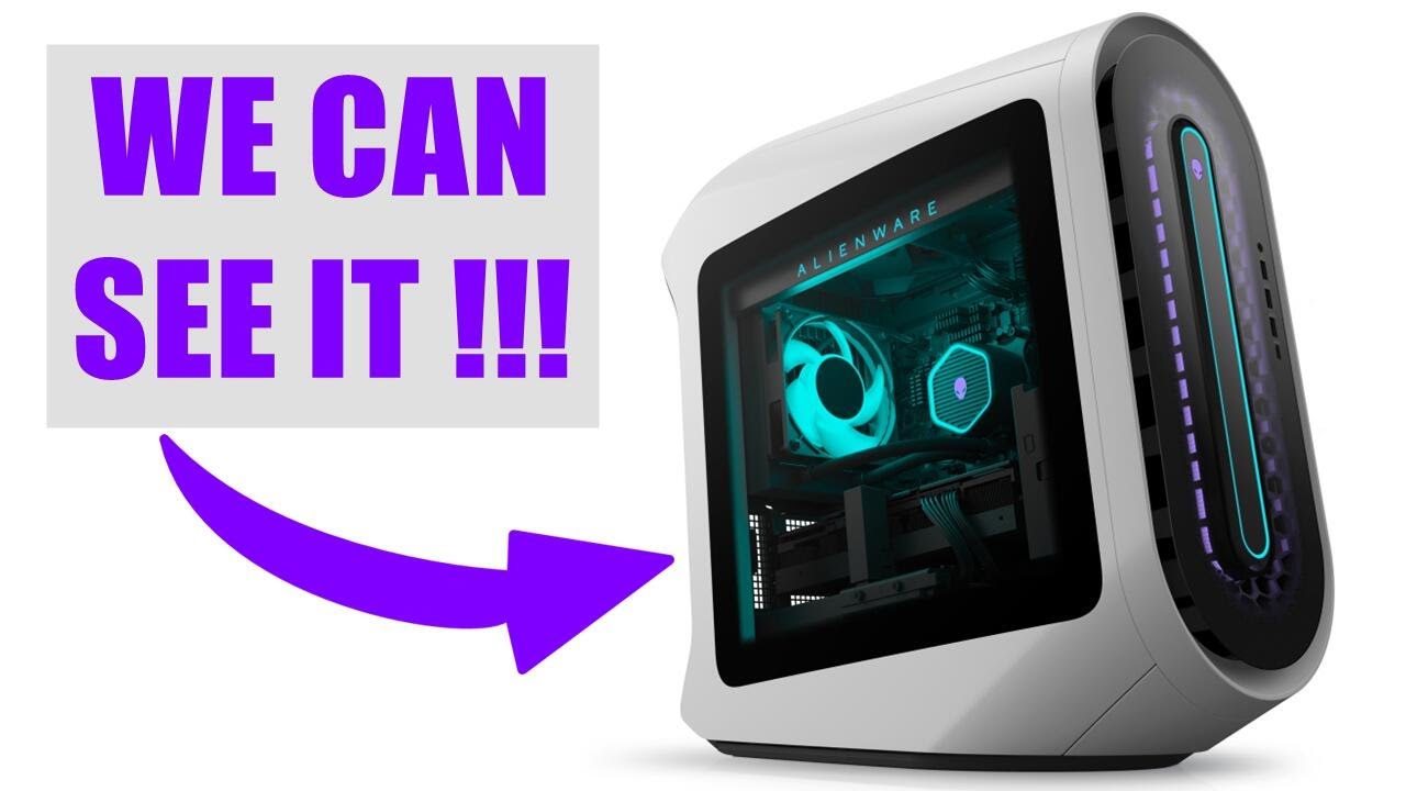 GLASS Side Panel Finally! Alienware Aurora R13 Preview - YouTube