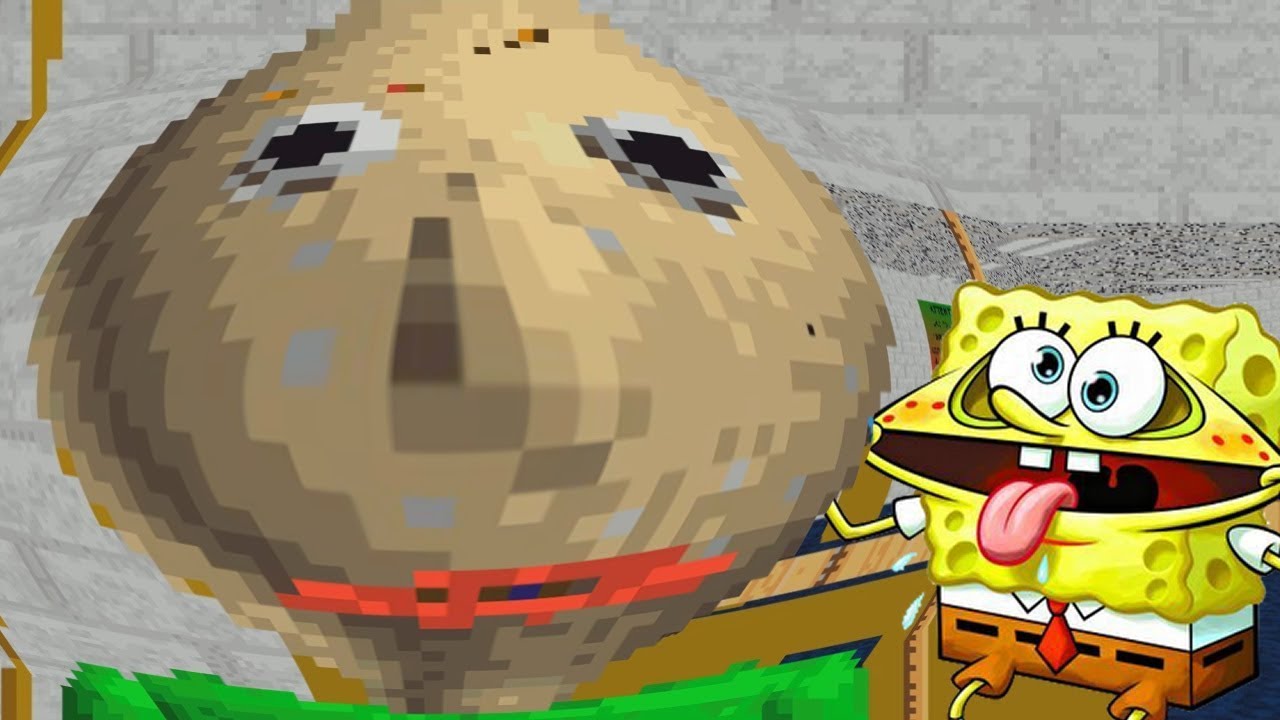 BUGUEI O BALDI COM HACK | Bob Esponja no Baldi's Basics - YouTube
