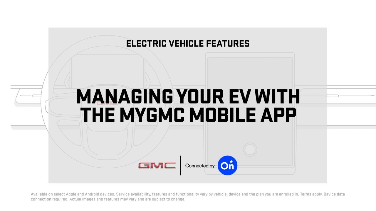 How to Manage Your EV with myGMC Mobile App | GMC - YouTube