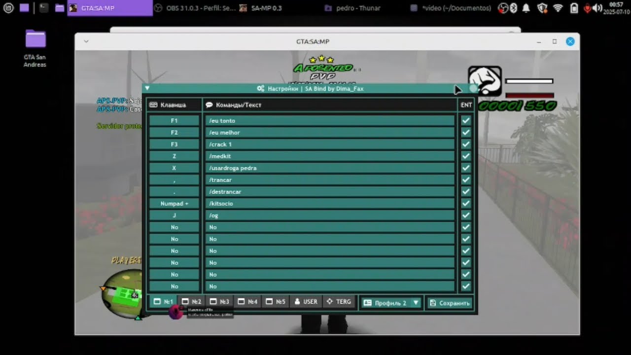 COMO FAZER O /BIND E GFixer FUNCIONAR NO SA-MP USANDO LINUX! - YouTube