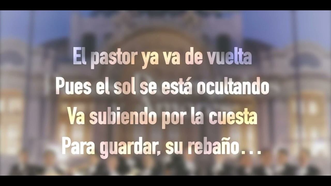 El Pastor - Mariachi Vargas Karaoke. - YouTube