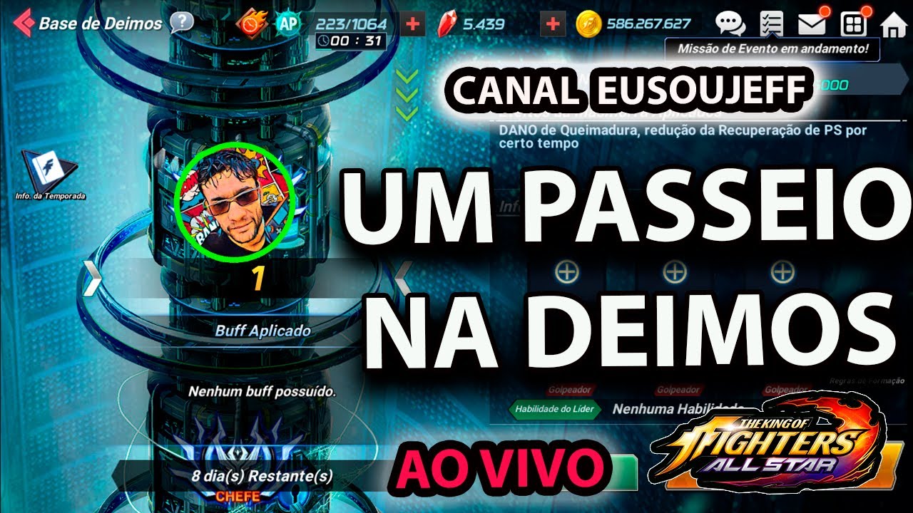 KOF ALL STARS MOBILE KOF ALLSTAR LIVE GAMEPLAY AO VIVO UM PASSEIO NA ...