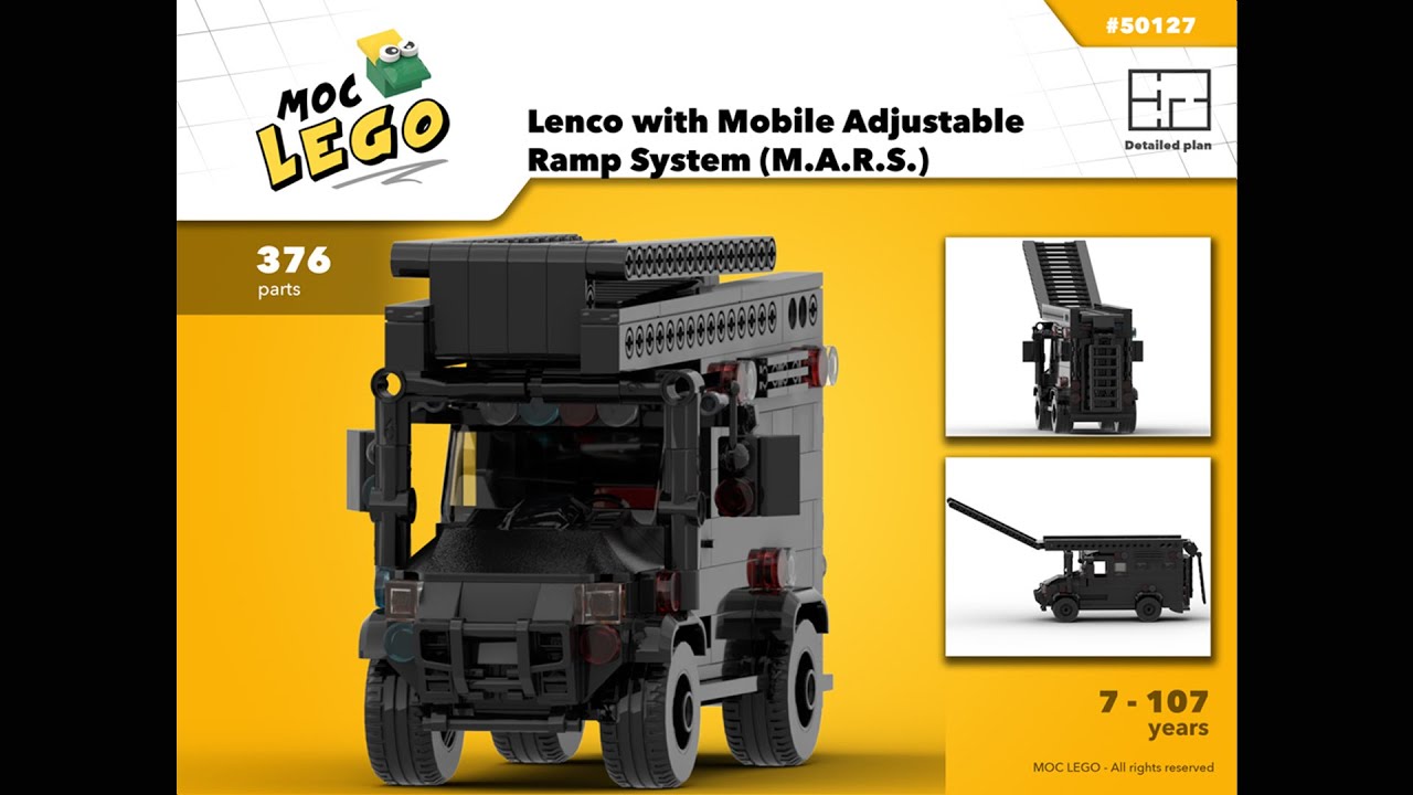 MOC LEGO #50127: Lenco with Mobile Adjustable Ramp System (M.A.R.S ...