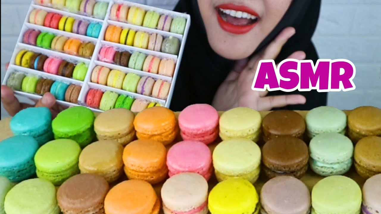 ASMR MACARON BY @MACARON_ID | Asmr Mukbang Indonesia - YouTube