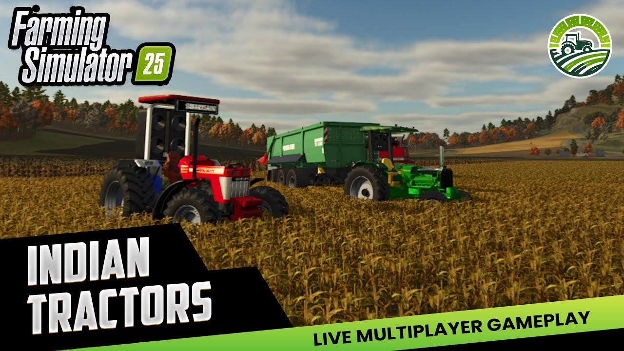 Live Farming Simulator 25 Multiplayer With Indian Tractors #fs25 # ...
