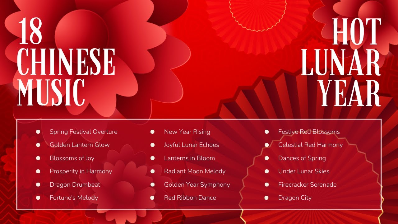 New Year Music Remix | Hot Lunar Year | 18 Traditional Chinese New Year ...