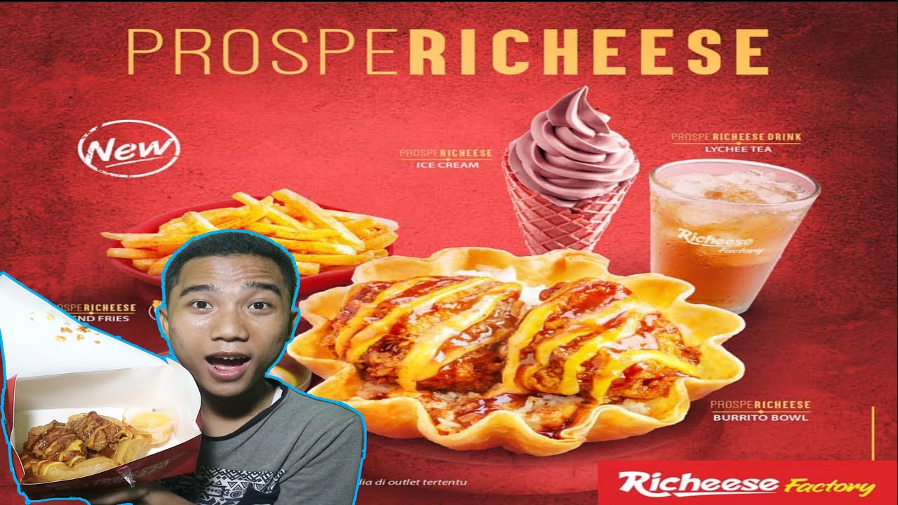 PROSPERICHEESE MENU BARU RICHEESE FACTORY - YouTube