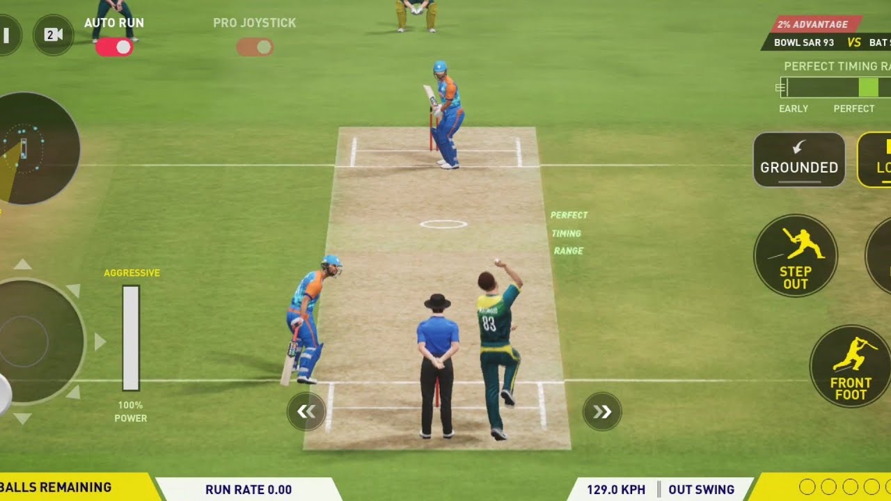 Dream Cricket 24 Batting with new Pro Joystick Control | IND vs AUS ...