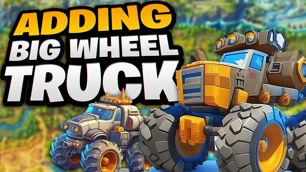 Adding Big Wheel Monster Truck | Construct 3 GameDev with AI | Part 18 ...