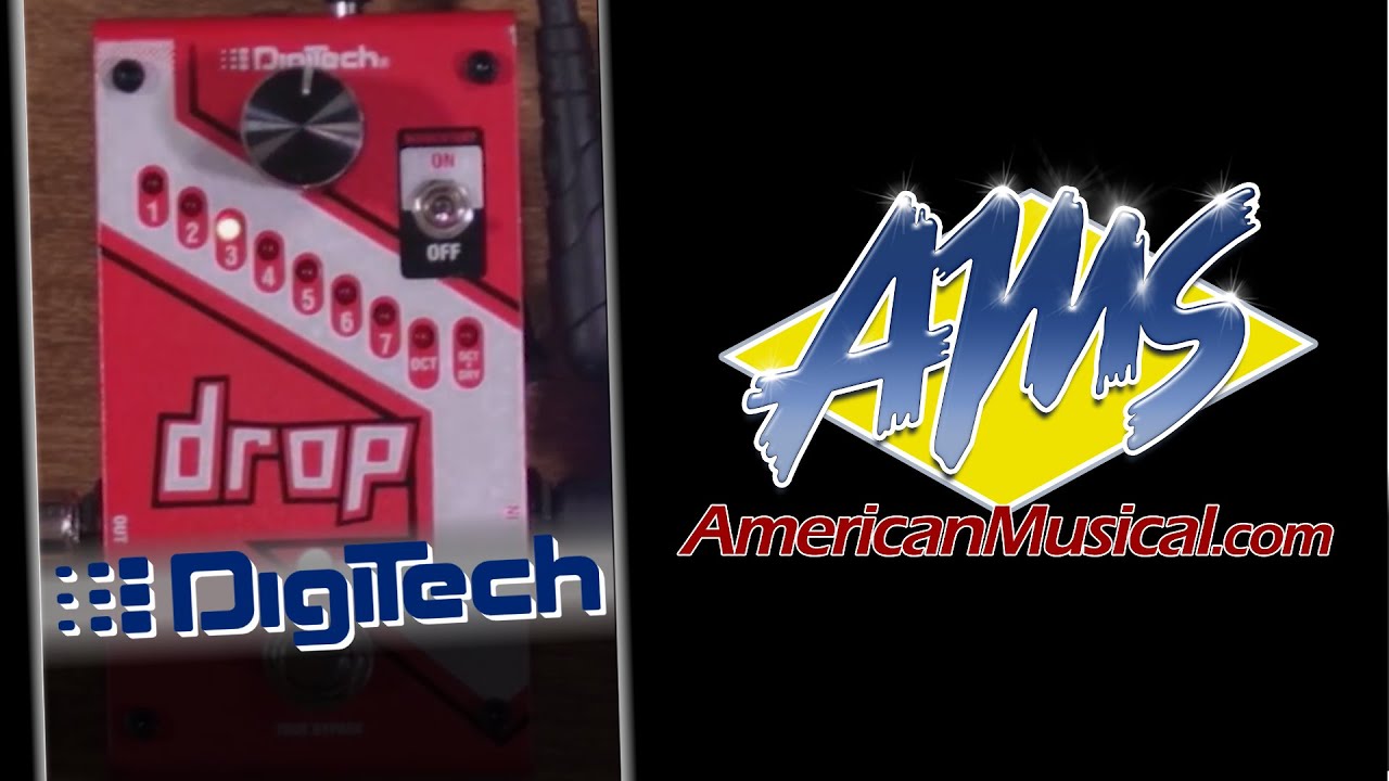 Digitech Drop Overview - Digitech Drop Compact Drop Tune Guitar Pedal - YouTube