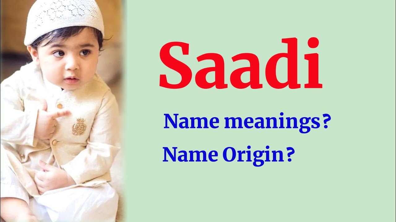 Saadi name meanings | What is the meanings of Saadi? | Arabic names for ...