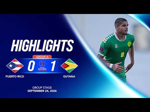Puerto Rico vs Guyana | 26/27 Concacaf Nations League Group Stage