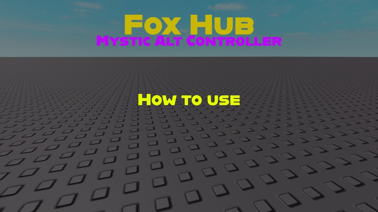 Mystic Alt Controller roblox - how to use - YouTube